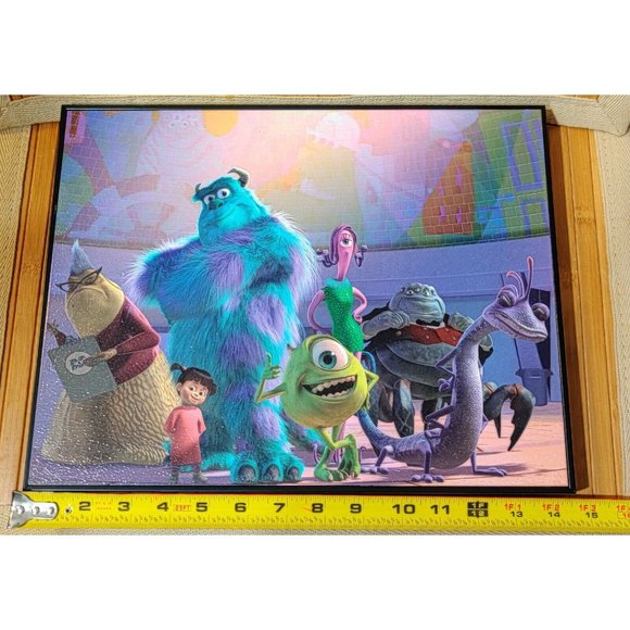 Disney | Toys | Vtg Disney Pixar Monsters Inc Movie Art 1x14 Inverse ...